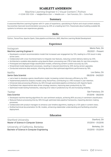 18 Spotify Resume Examples & Guide for 2025