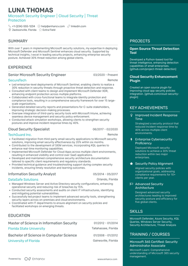 21 Microsoft Resume Examples - March 2025
