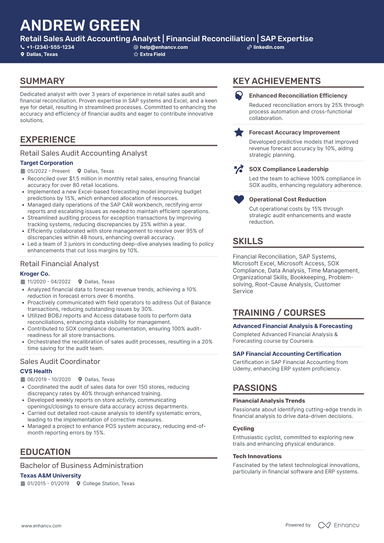 21 Accounting Analyst Resume Examples & Guide for 2025