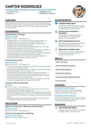 9 Assistant Manager Resume Examples to Help You Get Hired in 2025