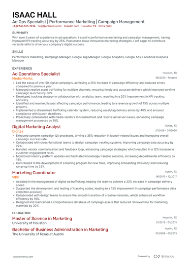 21 Facebook Resume Examples & Guide for 2025