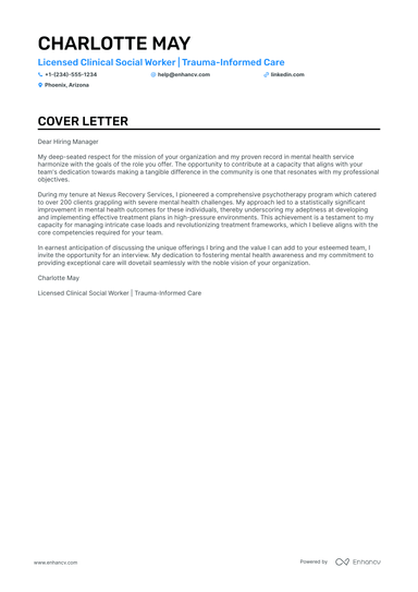 9 Professional Social Worker Cover Letter Examples and Template for ...