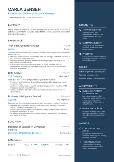21 Account Manager Resume Examples & Guide for 2024