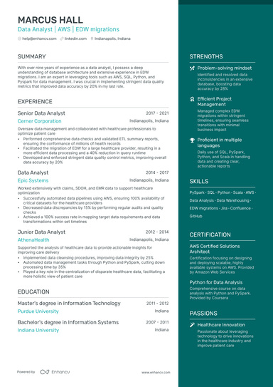 20 Data Analyst Resume Examples & Guide for 2024