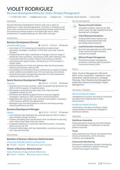 18 Managing Director Resume Examples & Guide for 2025
