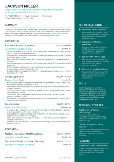 21 Landscaping Resume Examples, Templates & Guide for 2025