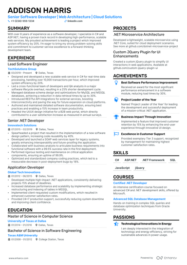 41 Web Developer Resume Examples & Guide for 2025