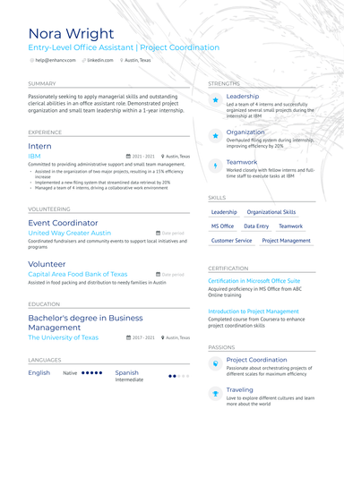 5 Office Assistant Resume Examples & Guide for 2024