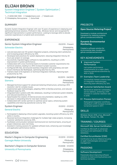 18 Computer Engineer Resume Examples & Guide for 2025