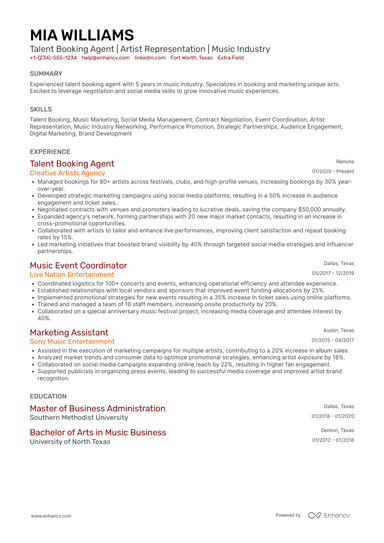 22 DJ Resume Examples & Guide for 2025