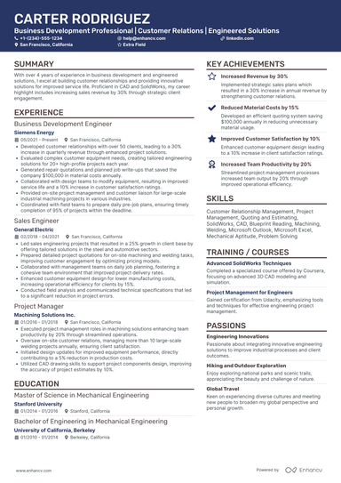 21 Project Engineer Resume Examples & Guide for 2025