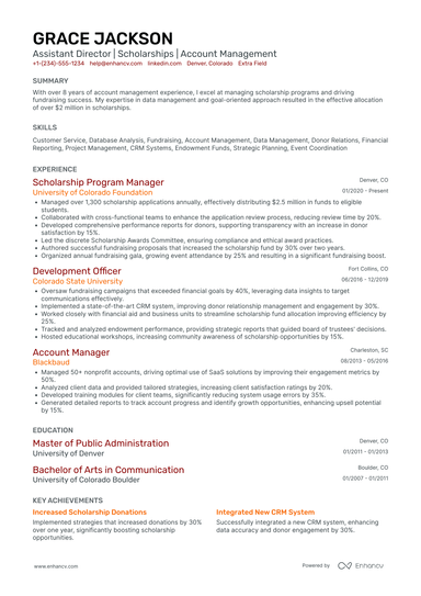 19 Scholarship Resume Examples & Guide for 2025