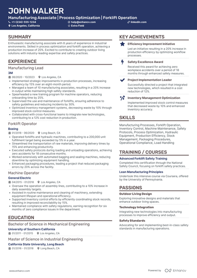 23 Factory Worker Resume Examples That Got Jobs for 2025