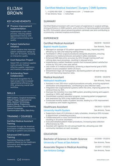 18 Medical Assistant Resume Examples & Guide for 2025