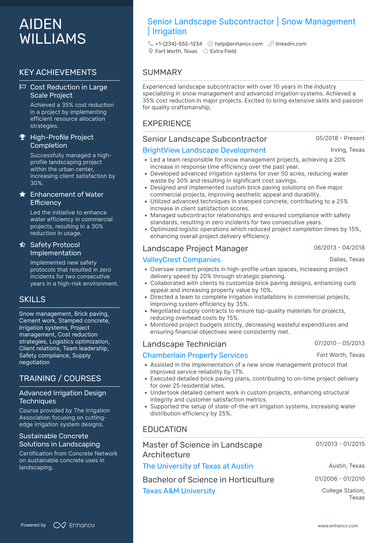 19 Contractor Resume Examples & Guide for 2025