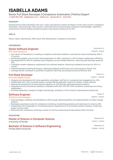 19 Full Stack Developer Resume Examples & Guide for 2025