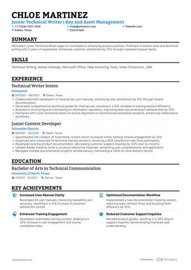 21 Technical Writer Resume Examples & Guide for 2025