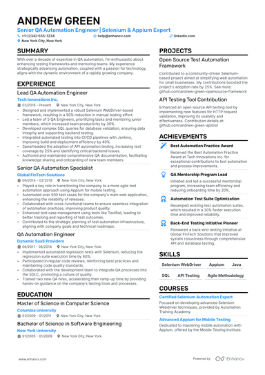 15 QA Tester Resume Examples & Guide for 2025