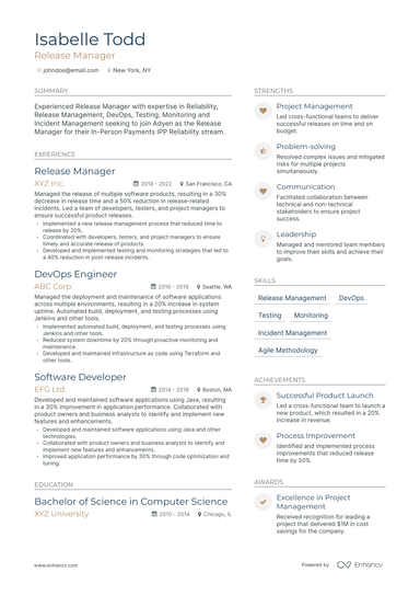13 Database Engineer Resume Examples & Guide for 2024