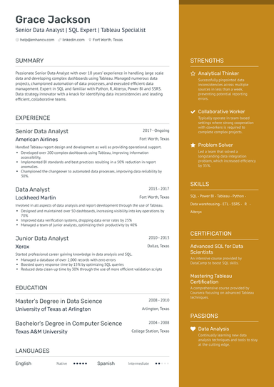 6 Power BI developer Resume Examples & Guide for 2024