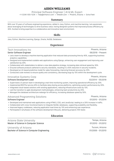 20 MongoDB Resume Examples & Guide for 2025