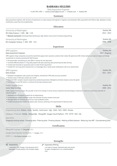 21 Data Engineer Resume Examples & Guide for 2024