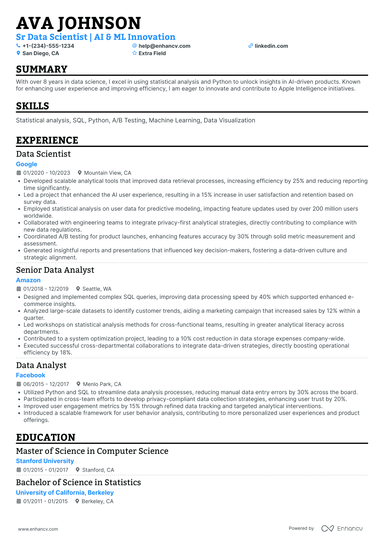 20 Apple Resume Examples & Guide for 2025