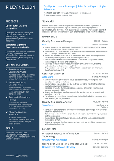 21 Salesforce Resume Examples & Guide for 2025