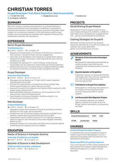 41 Web Developer Resume Examples & Guide for 2025