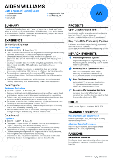 26 Data Engineer Resume Examples & Guide for 2025