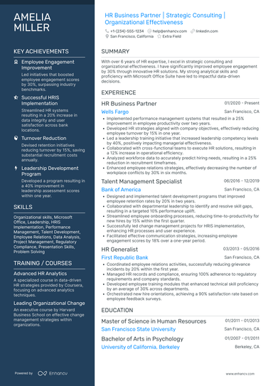 33 Human Resources Resume Examples & Guide for 2025