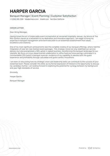 6 Professional Event Planner Cover Letter Examples and Template for ...