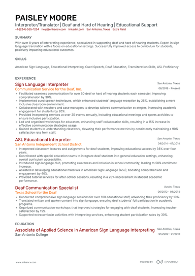 23 Translator Resume Examples & Guide for 2025