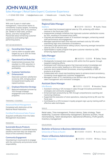 25 Store Manager Resume Examples & Guide for 2025