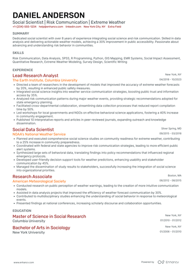 25 Scientist Resume Examples That Got Jobs for 2025