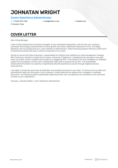 6 Professional Salesforce Cover Letter Examples and Template for 2025 ...