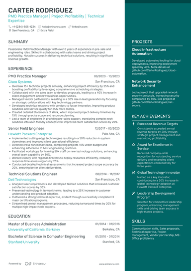 9 PMO Manager Resume Examples & Guide for 2025
