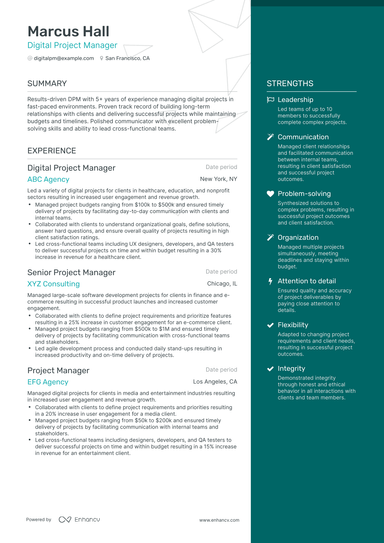 26 Project Manager Resume Examples & Guide for 2024