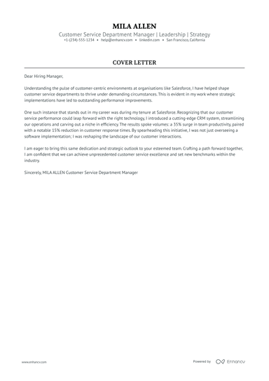 18 Professional Executive Cover Letter Examples and Template for 2025 ...