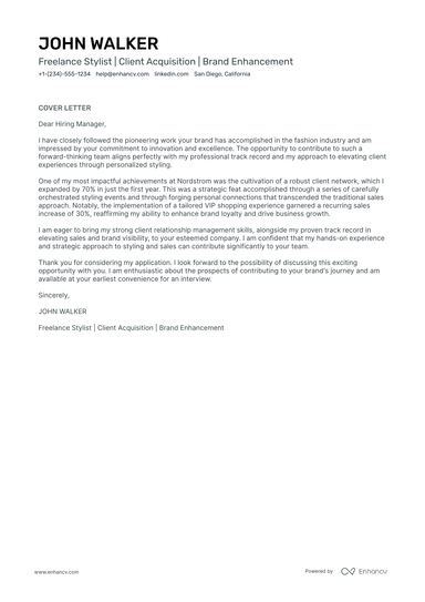 15 Professional Freelancer Cover Letter Examples and Template for 2024 ...