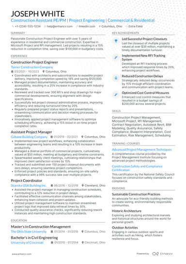 15 Engineering Student Resume Examples & Guide for 2025