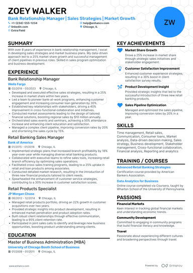 22 Bank Manager Resume Examples That Got Jobs for 2025