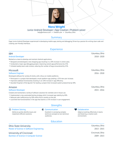 3 Android Developer Resume Examples & Guide for 2024