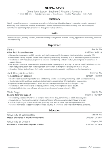 18 Tech Resume Examples & Guide for 2025