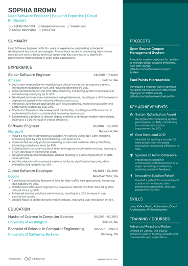 19 Software Engineer Resume Examples & Guide for 2025