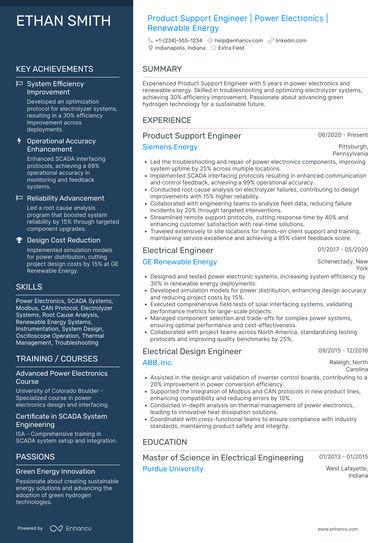 20 Product Engineer Resume Examples & Guide for 2025
