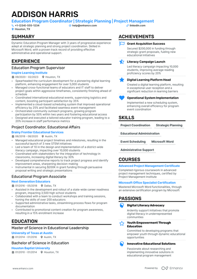 17 Program Manager Resume Examples & Guide for 2025