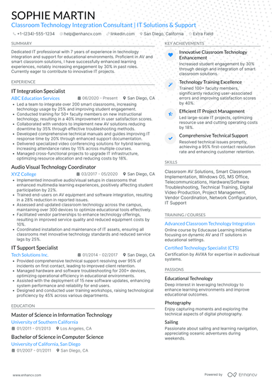 23 Tech Consultant Resume Examples & Guide for 2025