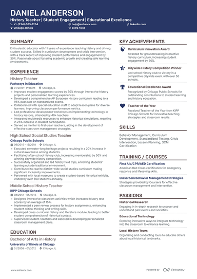17 Online Teacher Resume Examples & Guide for 2025