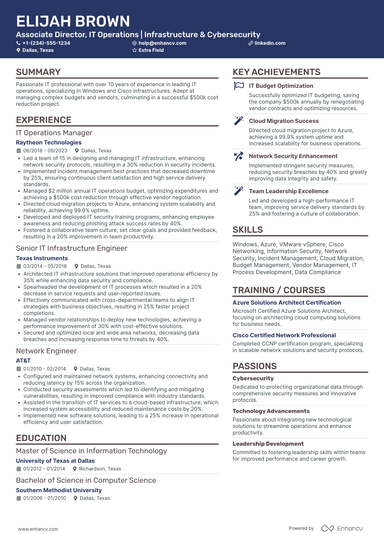 18 IT Director Resume Examples & Guide for 2025